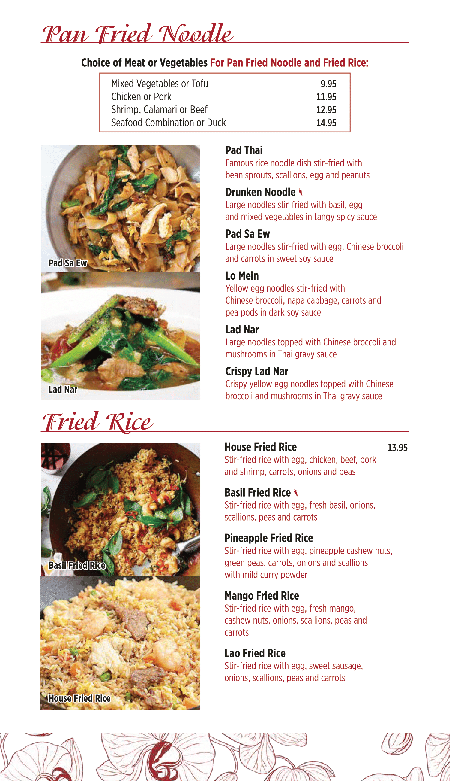Menu – Laos Thai Kitchen